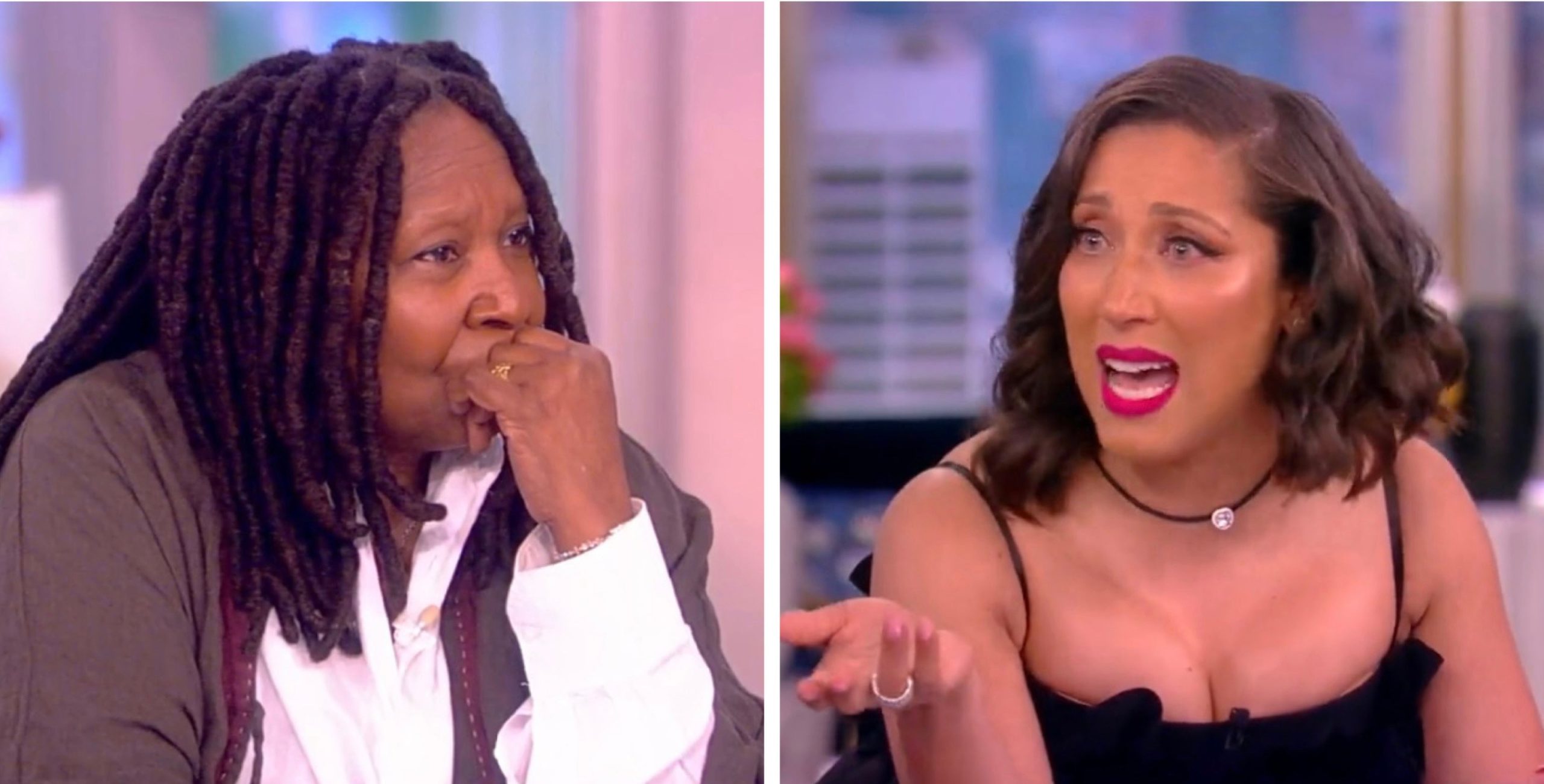 Robin Thede Gets Emotional & Thanks Whoopi Goldberg For Inspiring Her To Get Into Comedy ...