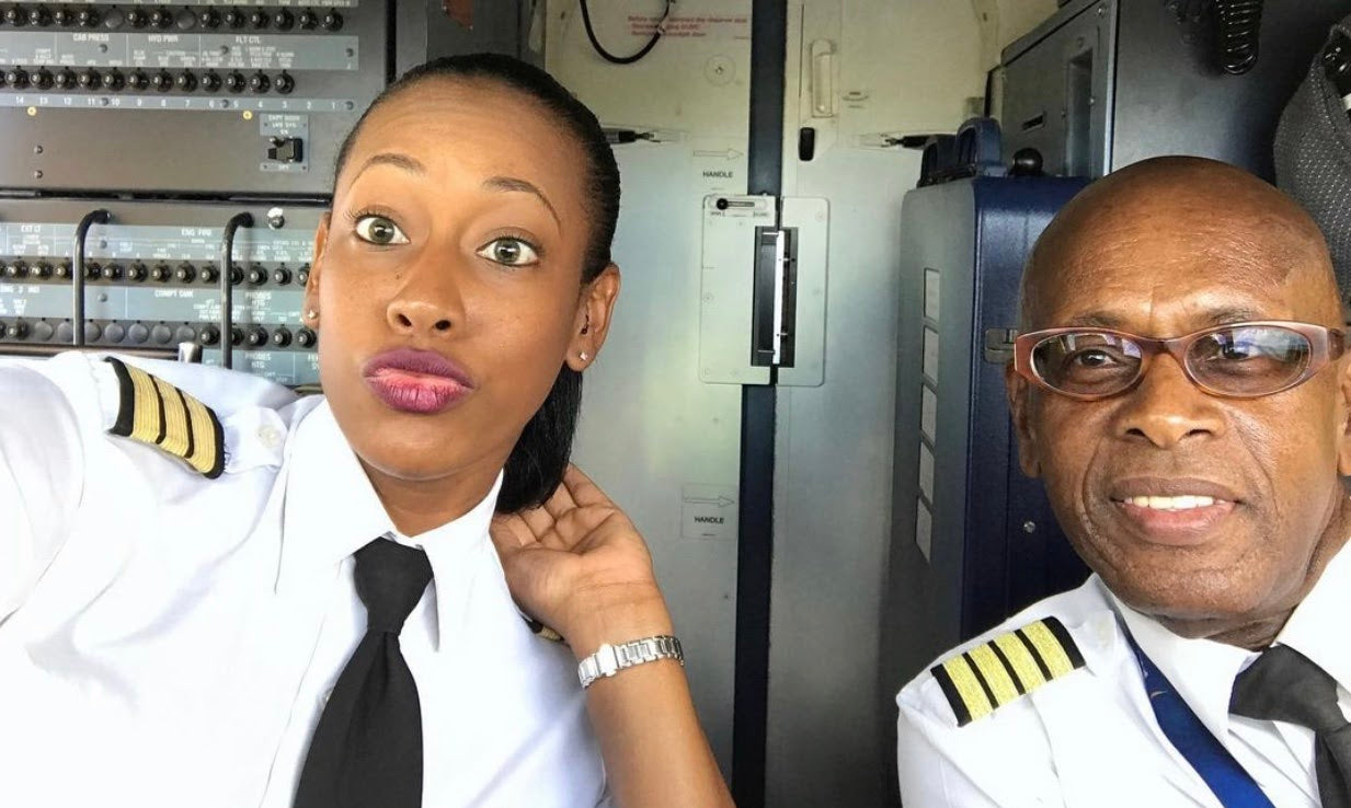 Father-Daughter Pilot Duo Celebrate Father’s Retirement After 44 Years ...