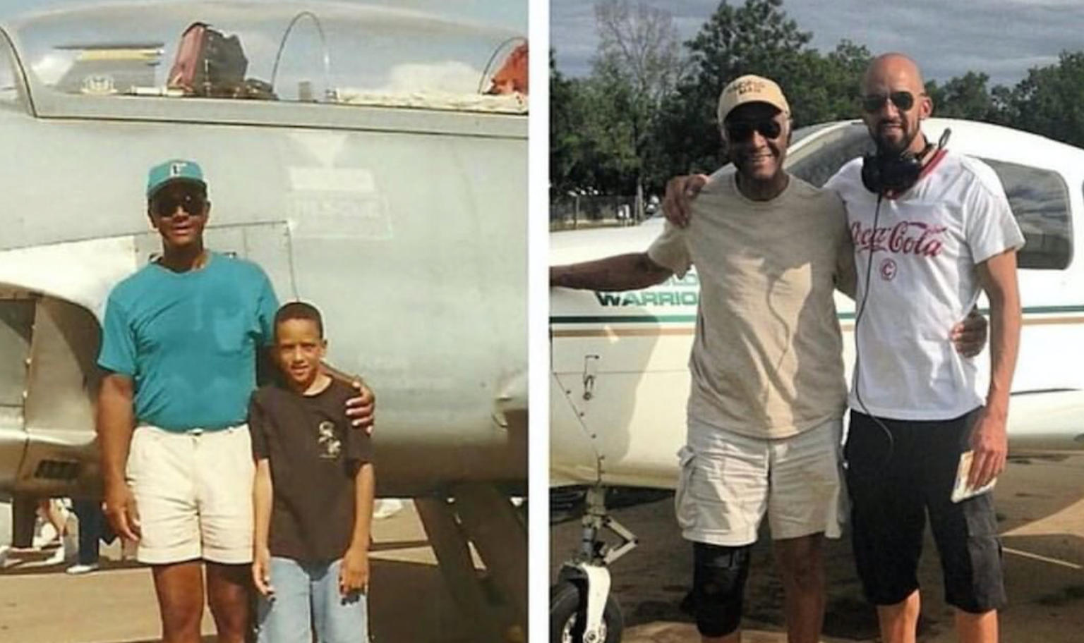 Son Takes Dad on First Official Flight as a Pilot After Following in ...