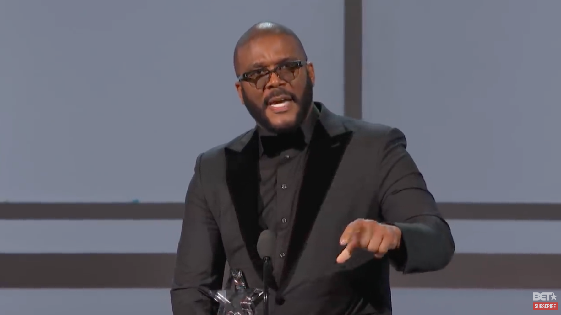 Tyler Perry's Moving Speech During BET Awards - Because of Them We Can