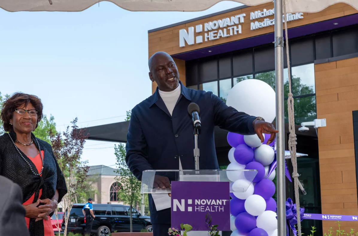 Michael Jordan Celebrates Opening Of Second NC Medical Clinic With Mom ...