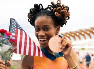 Watch Monaé Nichols Jump Exact Meters Needed to Qualify for Paris ...