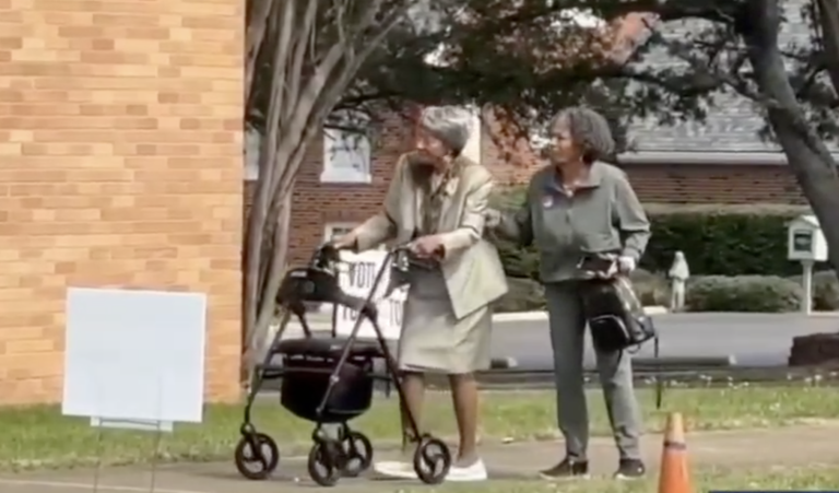 105-Year-Old Virginia Dillard Walked Into Her East Texas Polling Place ...